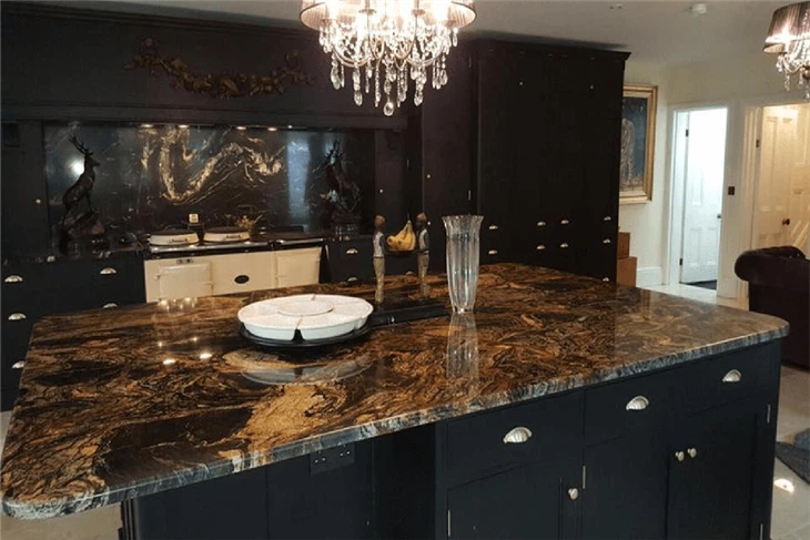 Titanium Gold Granite Kitchen Suppliers, Manufacturers, Factory - Wholesale Service - TINGIDA